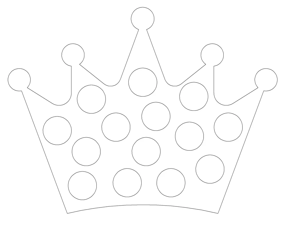 Crown magnetic tokens - Free 3D Print Model - MakerWorld