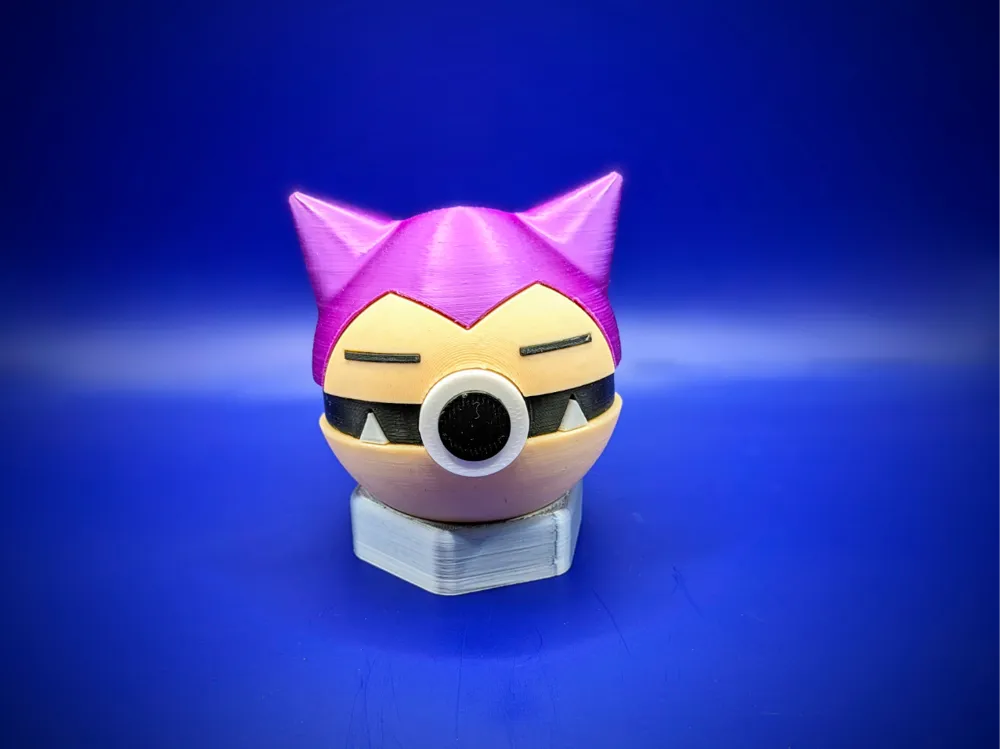 Snorlax Pokeball - MULTIPART by Gumnut Forge - MakerWorld