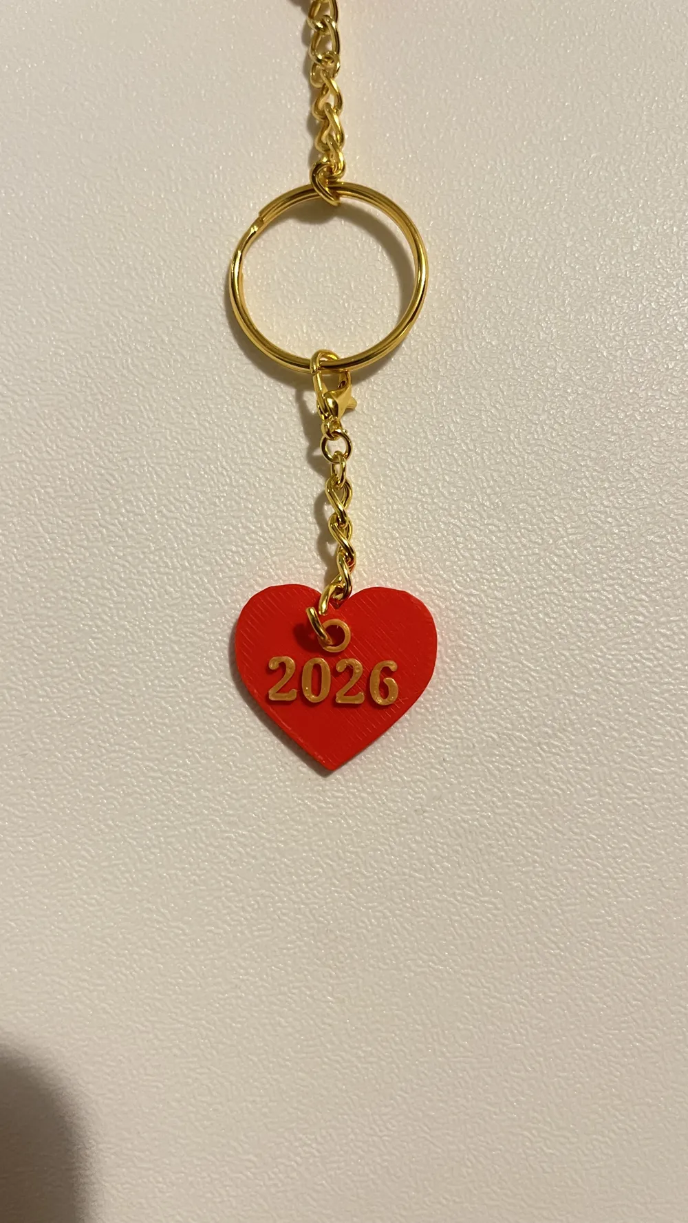 2026 New Year Keychain - Free 3D Print Model - MakerWorld