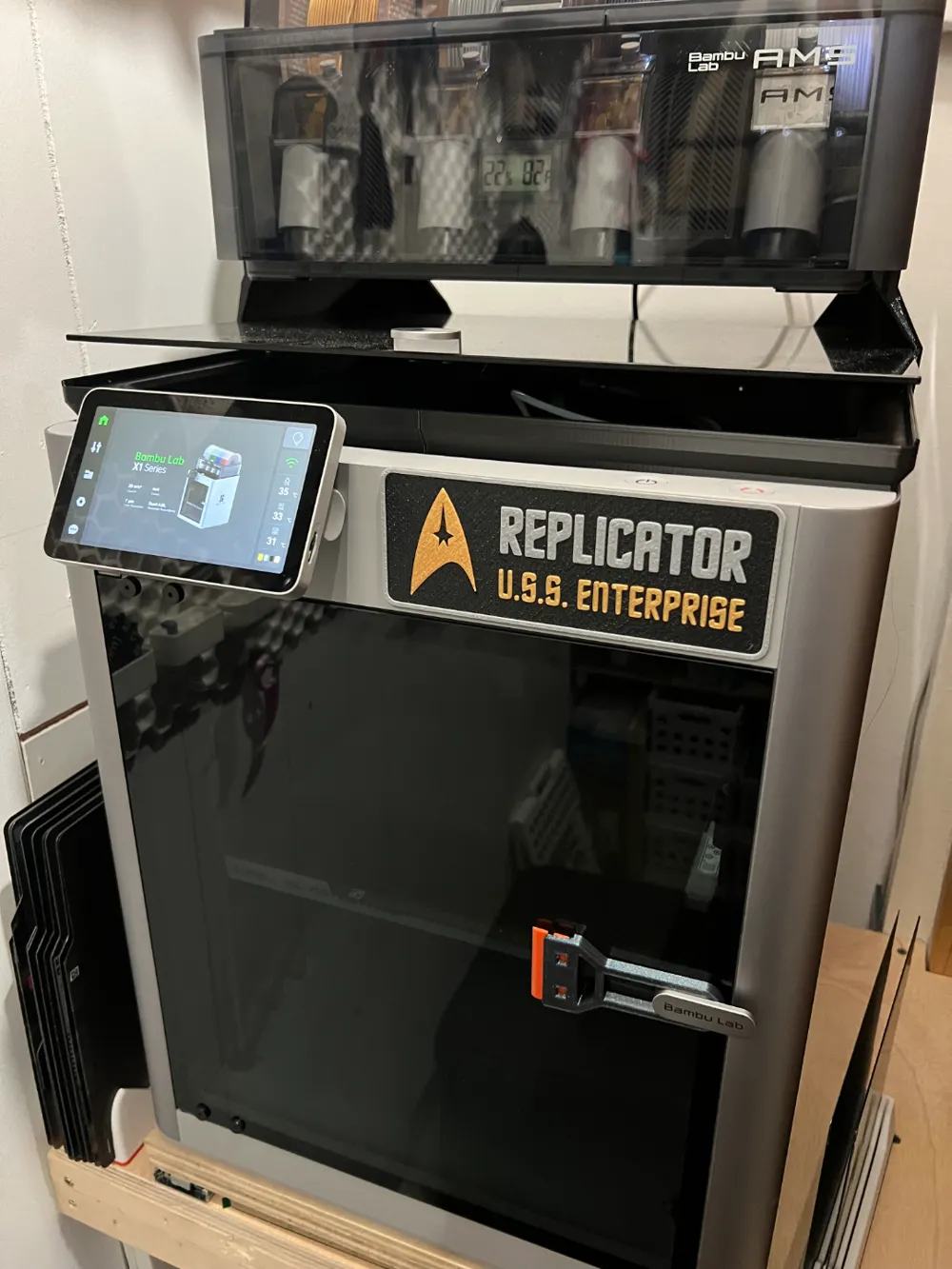 Star Trek Replicator | 3D Printer Label/Sign by BRE3DLOVE Designs ...