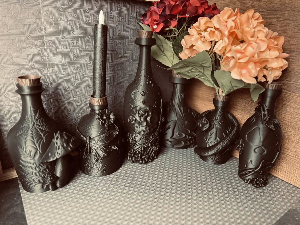 Botella de poción mística con serpiente por MaxFabFlo.3D.Druck MakerWorld: Descarga Modelos 3D ...