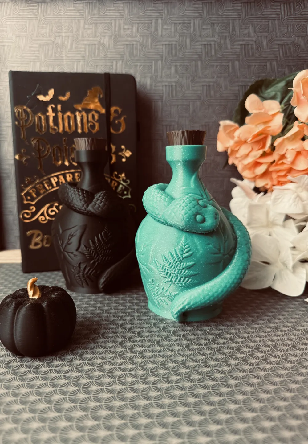 Mystical Potion Bottle with Snake by MaxFabFlo MakerWorld: Download Free 3D Models