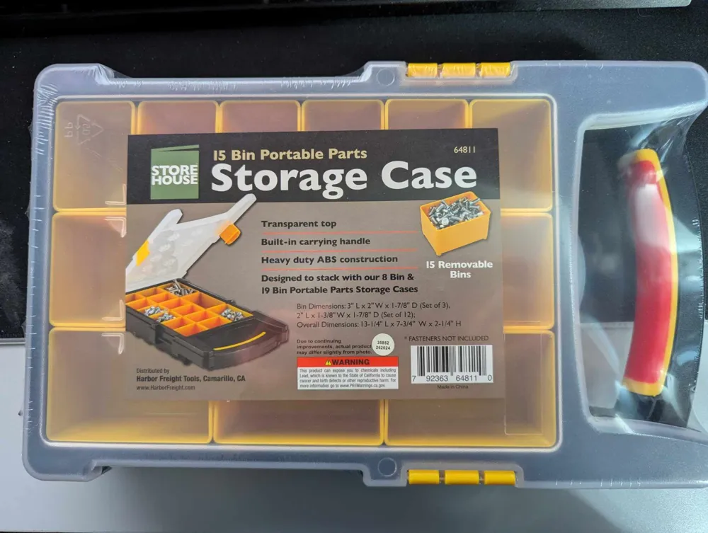 Harbor Freight Storage case custom insert by kickergod69 - MakerWorld