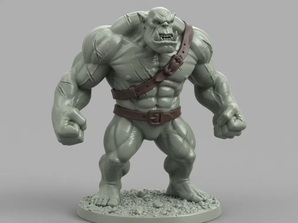 Orc Warmonger - Roaring Fury by fabian.winkler89 MakerWorld: Download Free 3D Models