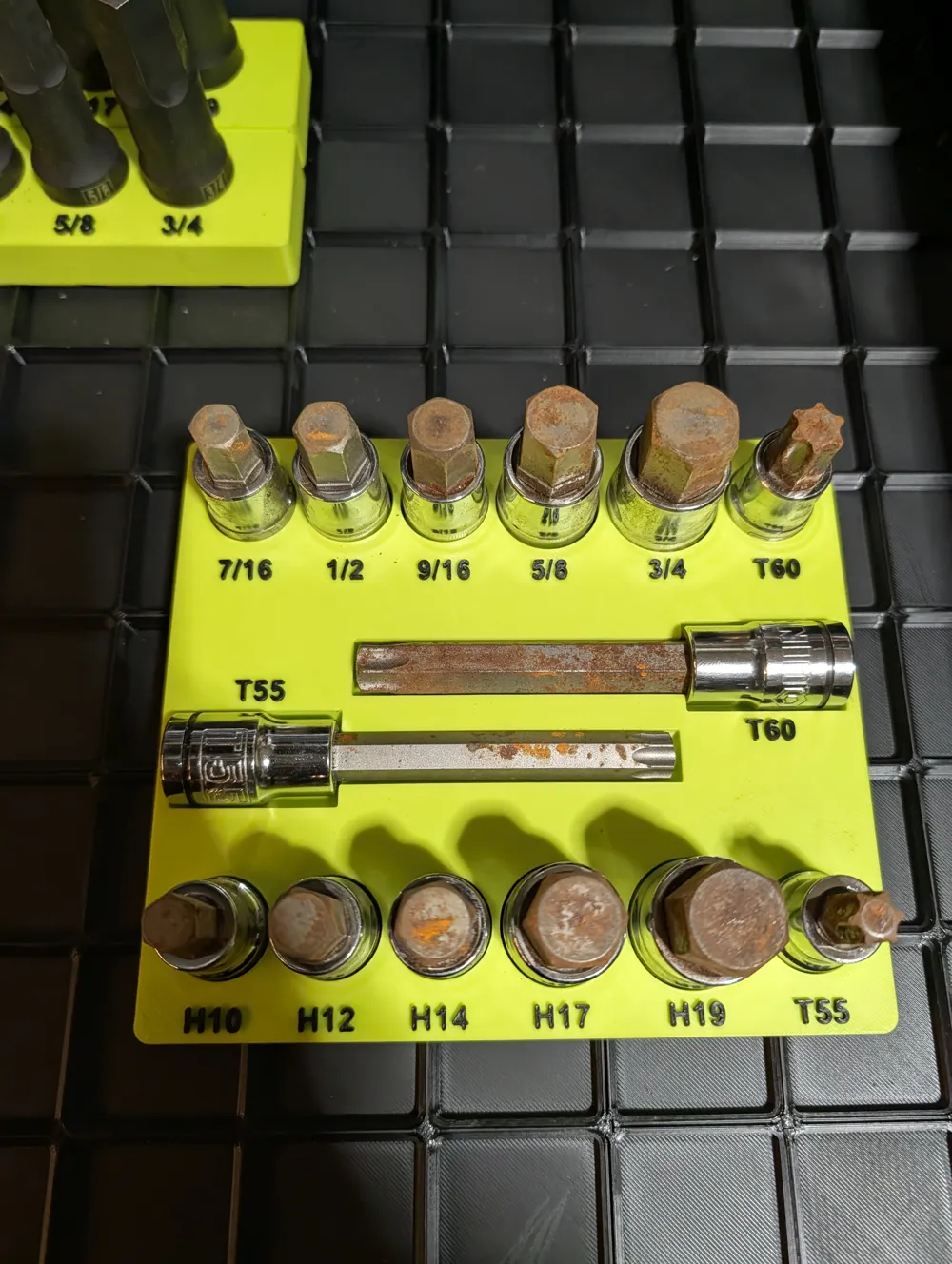 QUINN Organizador Gridfinity para Juego de Puntas de Vaso Maestras por ...