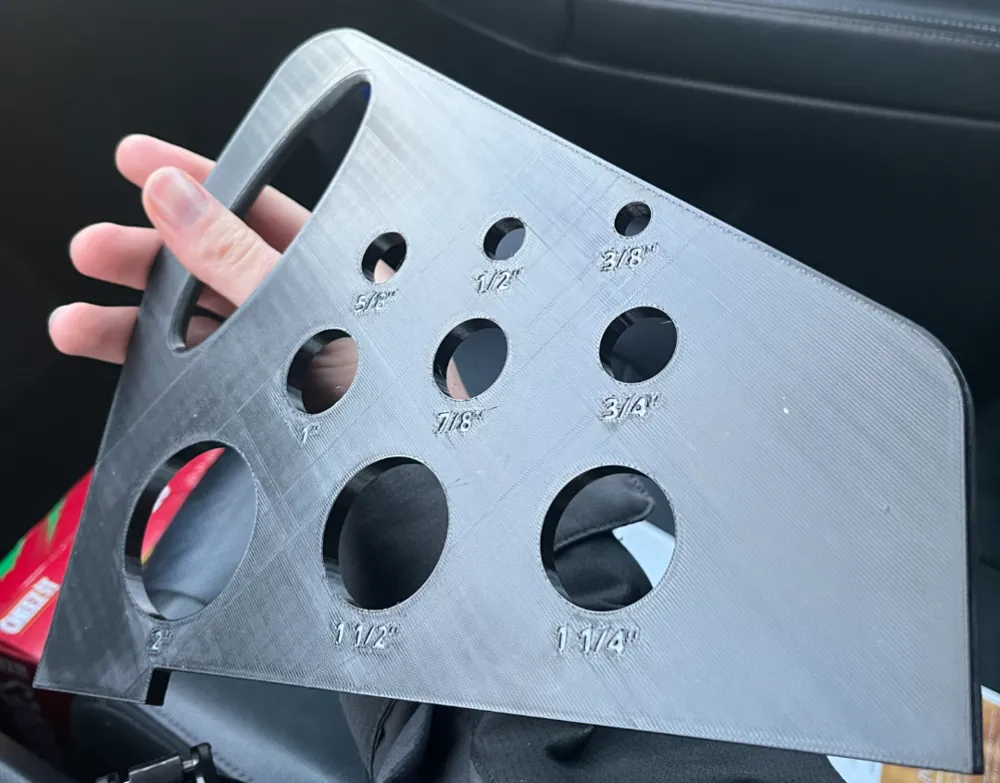 Saw Guide w/ Drill Hole Template by Chris MakerWorld: Download Free 3D ...