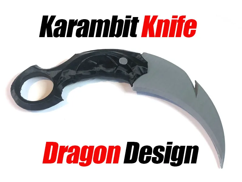 Karambit Knife Dragon Design by stefanobaraldo1 - MakerWorld