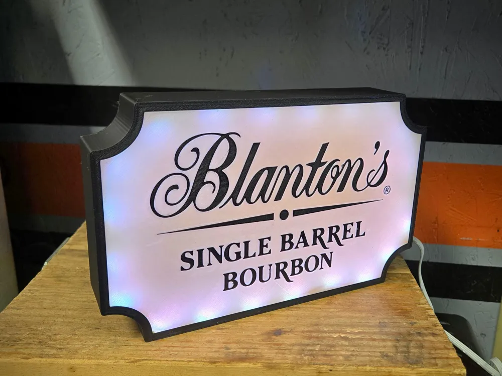 Blanton's Single Barrel Bourbon Lightbox Sign by ...