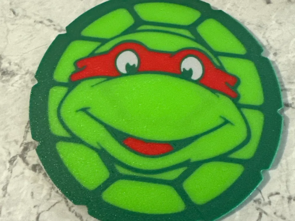 TMNT Coaster by Josueis - MakerWorld