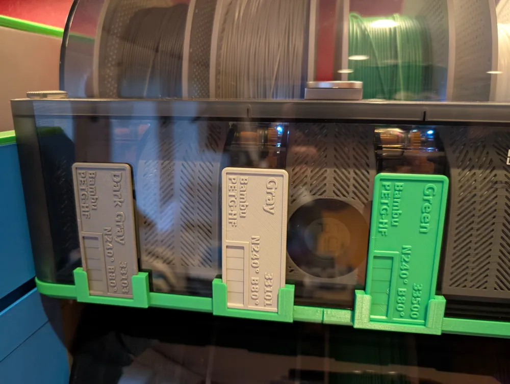 AMS / AMS 2 Stacker Pulls w/Filament Samples - Free 3D Print Model ...