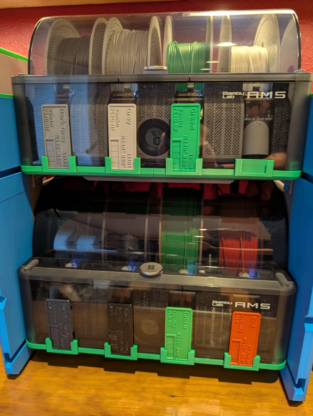 AMS / AMS 2 Stacker Pulls w/Filament Samples Remixed by Kernel Spike ...