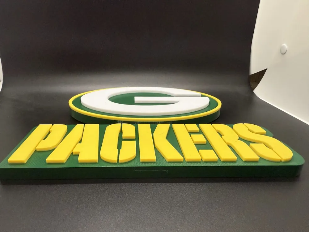Green Bay Packers Logo Stand or Wallart by ruBBeLdieKaTz MakerWorld ...