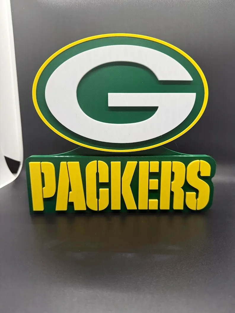 Green Bay Packers Logo Stand or Wallart by ruBBeLdieKaTz MakerWorld ...