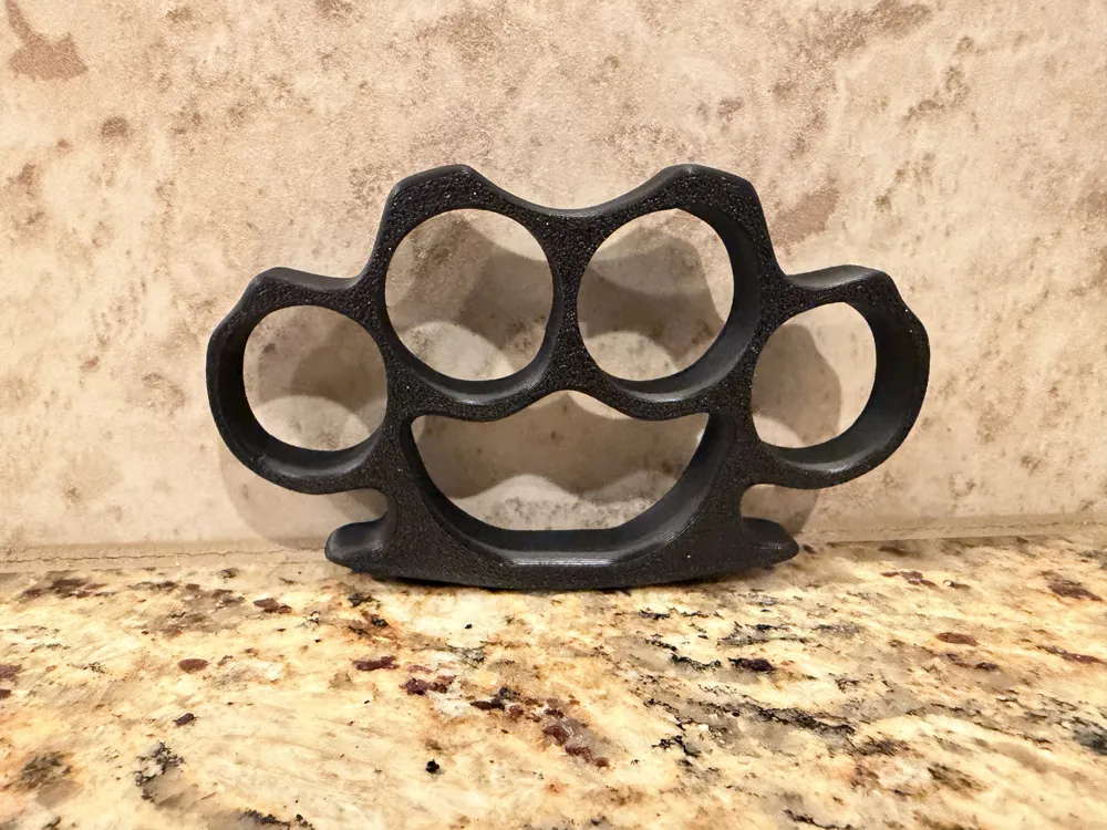 Brass Knuckles , knuckle Duster - Free 3D Print Model - MakerWorld