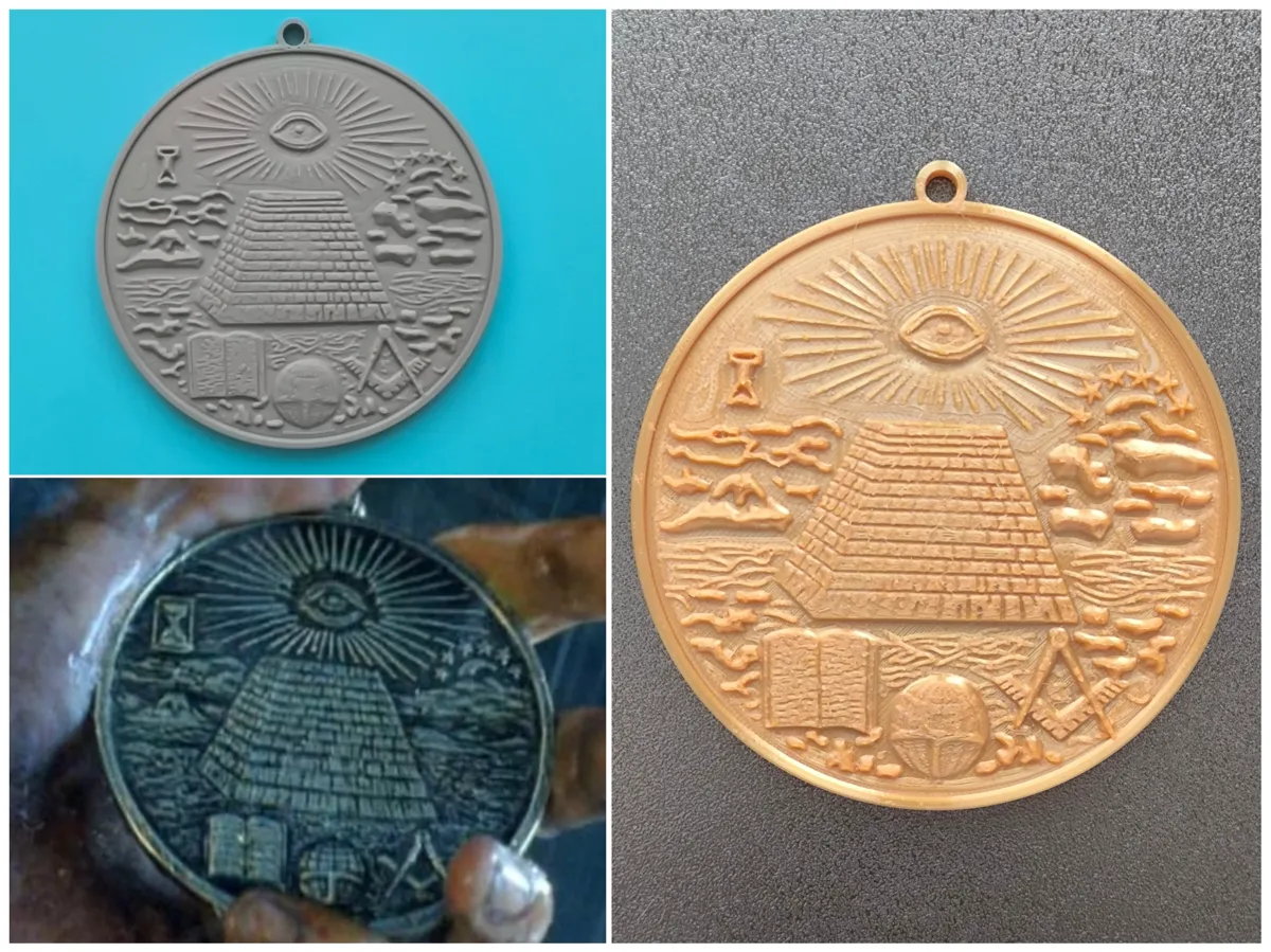 National treasure Masonic talisman - Free 3D Print Model - MakerWorld