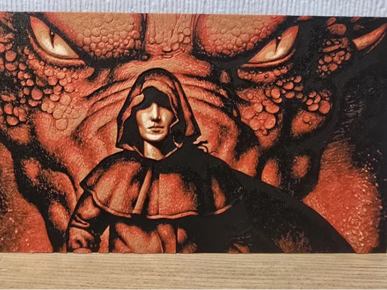 HueForge Murtagh Painting - Free 3D Print Model - MakerWorld
