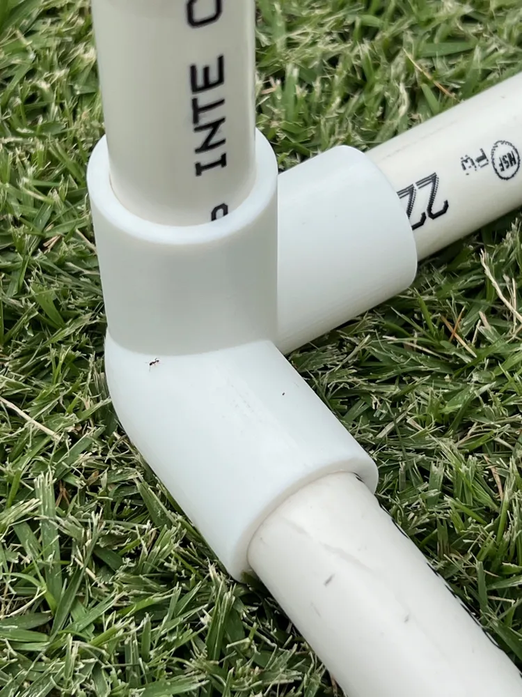 Conectores de cano de PVC para construir uma casa de PVC. por Maker_K ...