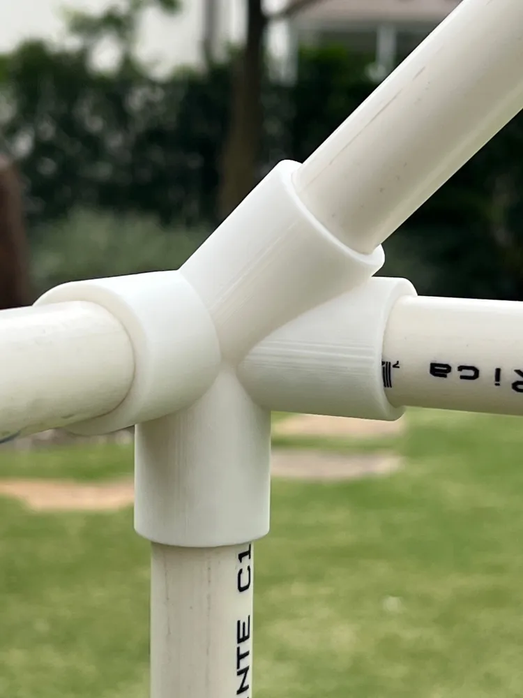 PVC Pipe Conectors for Building a PVC House. - Free 3D Print Model ...