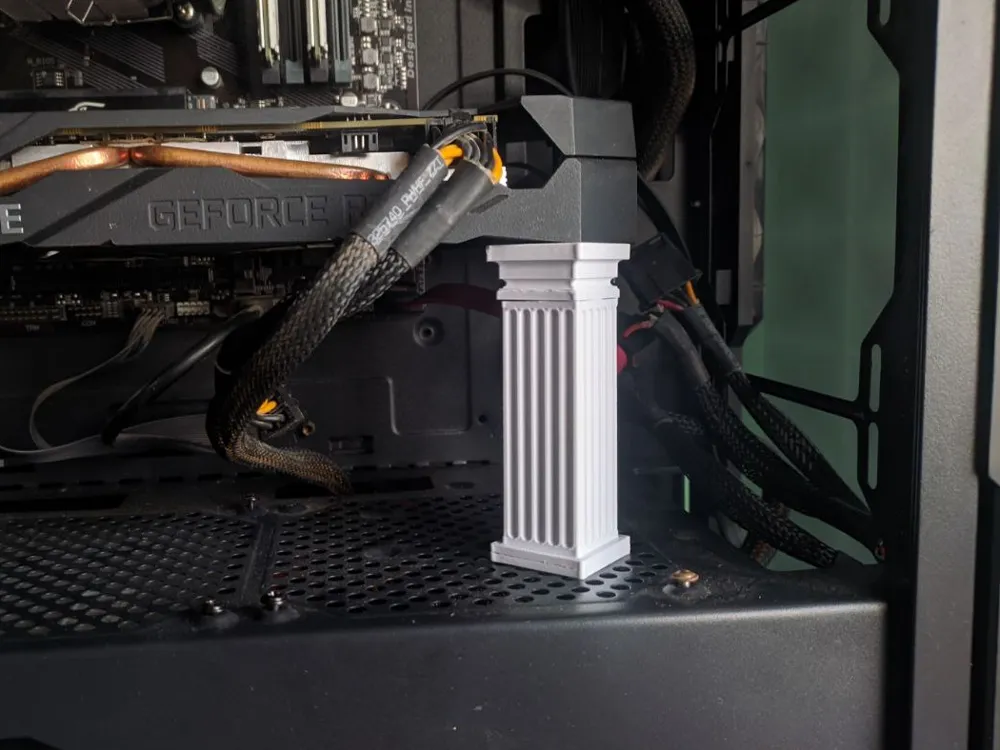Block Pillar GPU Support by Dane MakerWorld: Download Free 3D Models