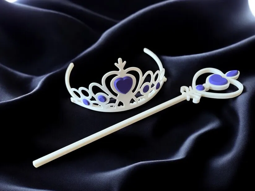 Elsa's Ice Queen Crown - Frozen - Free 3D Print Model - MakerWorld