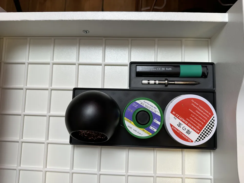 Gridfinity Solder Station (4x2) - Free 3D Print Model - MakerWorld