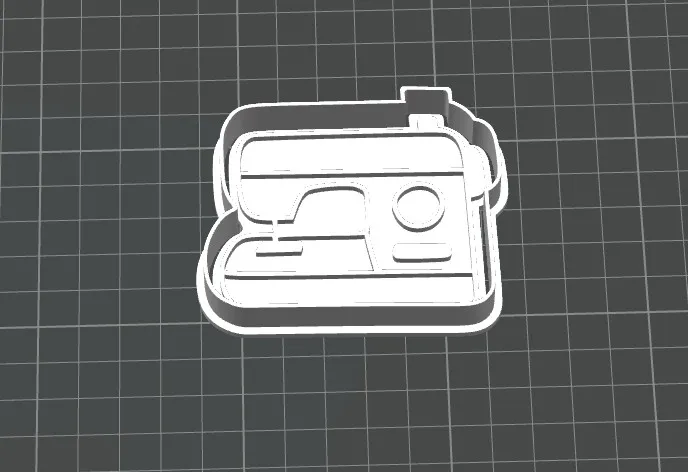 sewing machine cookie cutter - Free 3D Print Model - MakerWorld