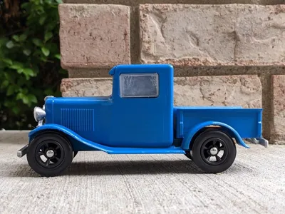 1932 Ford Model B Truck (Pinewood Derby Car Shell) by Troysterr - MakerWorld