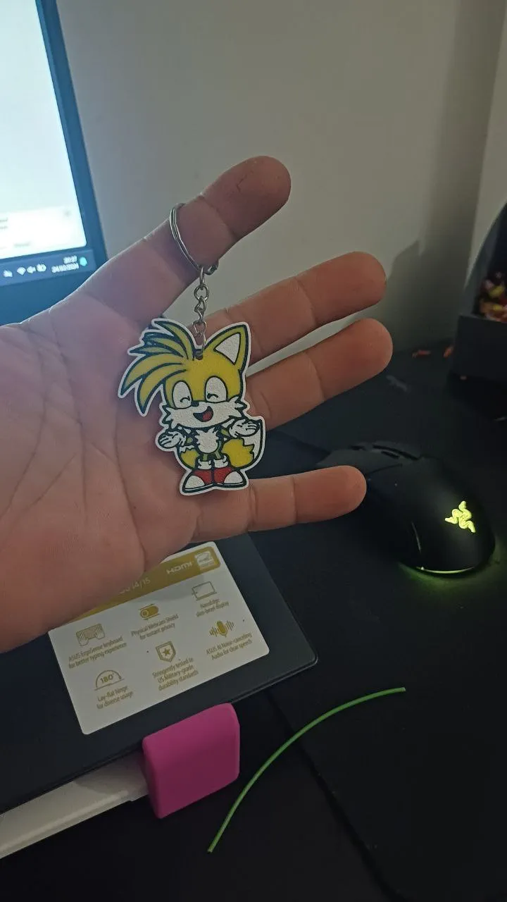 tails keychain by Cajo 3D - MakerWorld