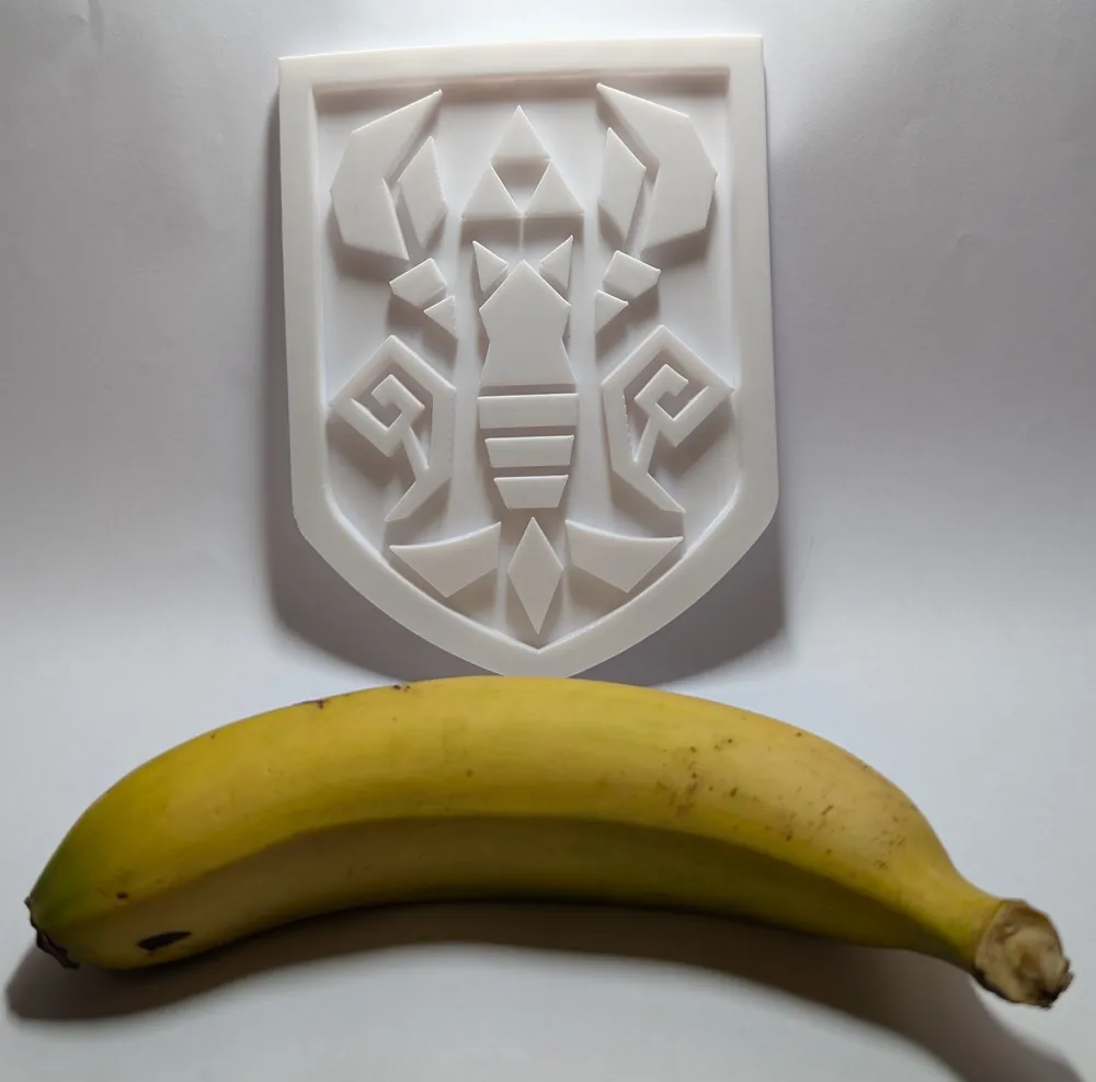 phantom hourglass shield 170mm - Free 3D Print Model - MakerWorld