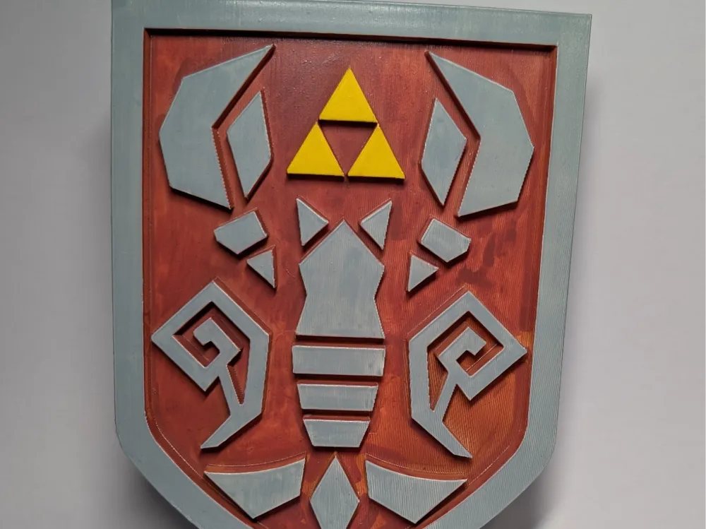 phantom hourglass shield 170mm - Free 3D Print Model - MakerWorld