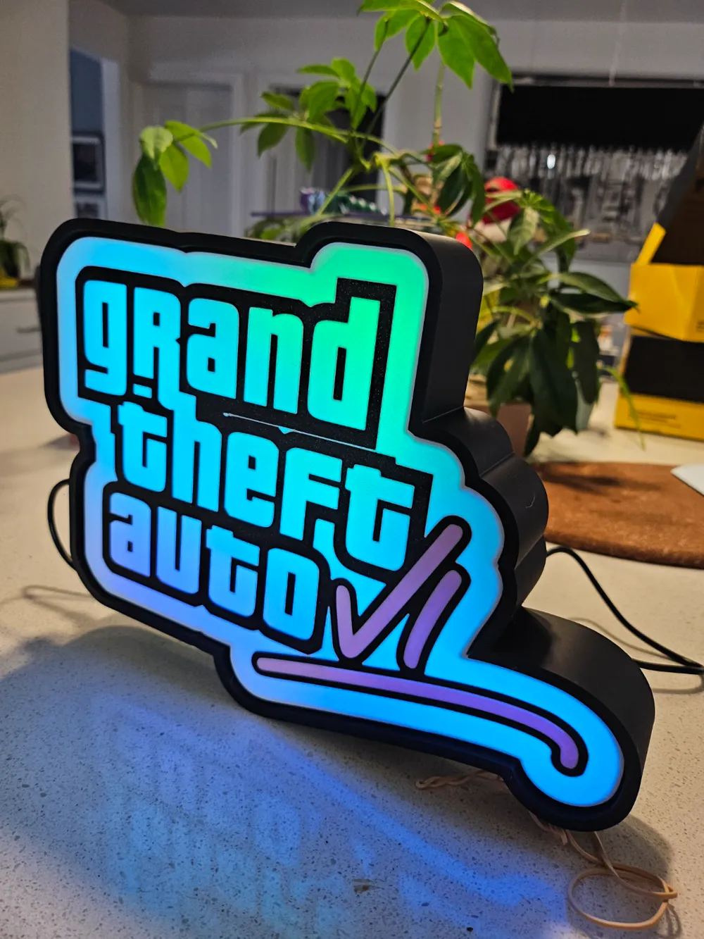GTA 6 Led LightBox BTF LED by Tommy Gun - MakerWorld