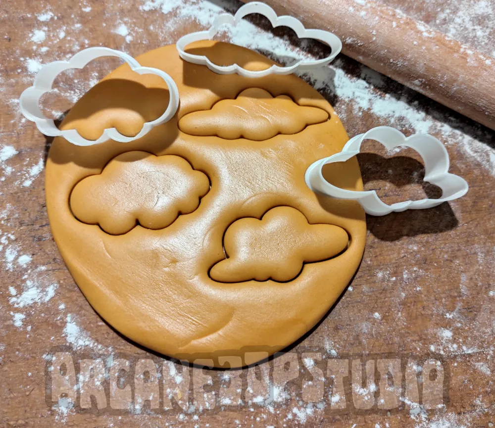 Clouds Cookie Cutter by Moria3DPStudio - MakerWorld