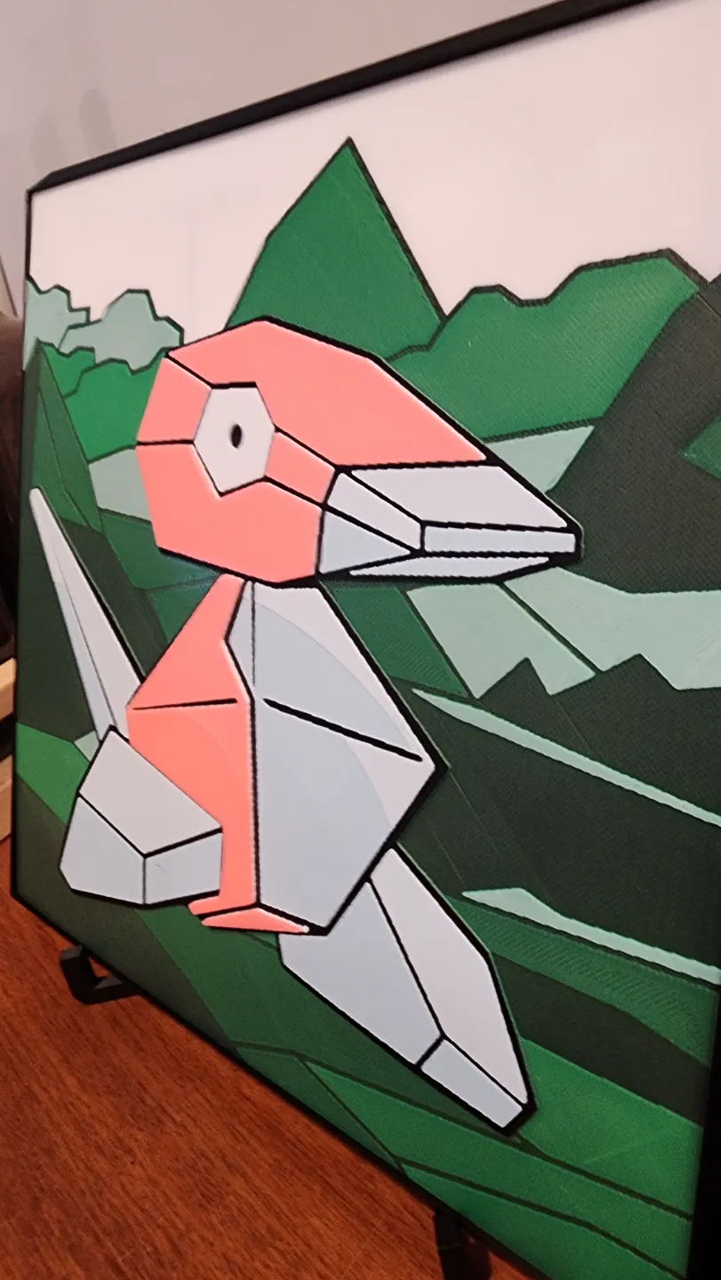 Porygon Pokémon Wall Art by Suddenly Art - MakerWorld
