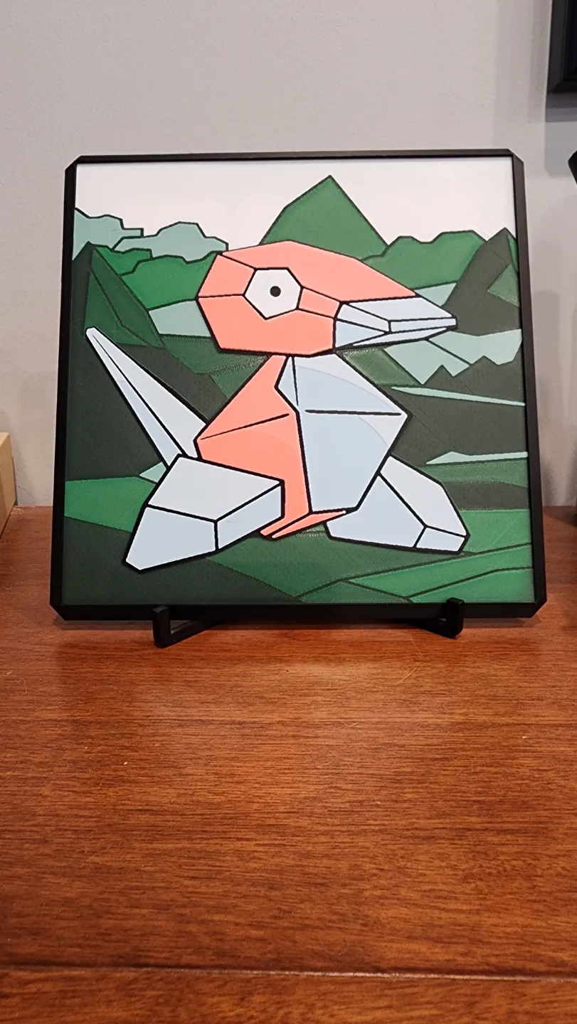 Porygon Pokémon Wall Art by Suddenly Art - MakerWorld