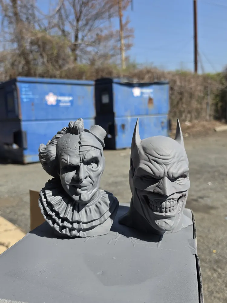 la broma te la has llevado tú, busto de "joker vs batman" - Modelo de ...