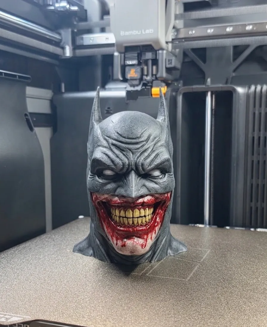 the Joke is on you "joker vs batman" bust - Free 3D Print Model ...