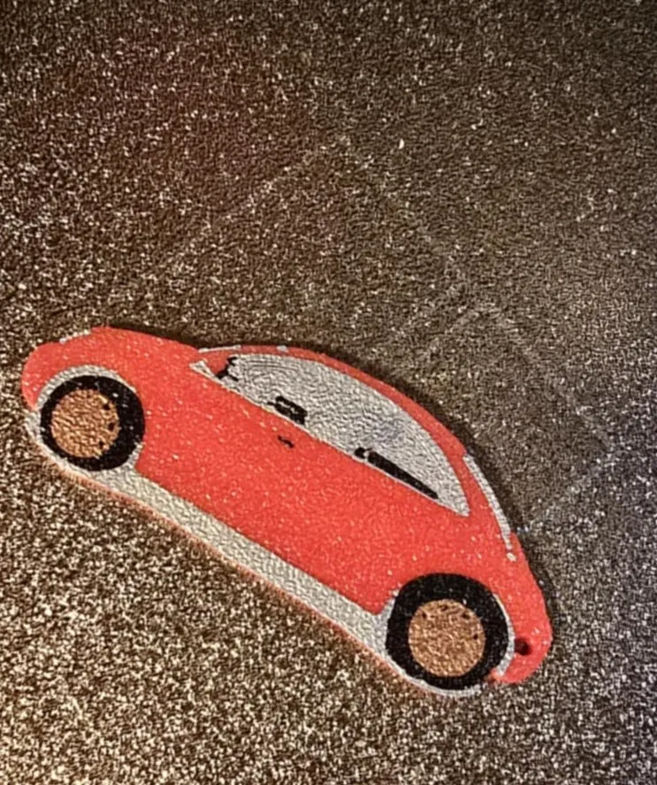 VW Beetle keychain by Bjellvaag - MakerWorld