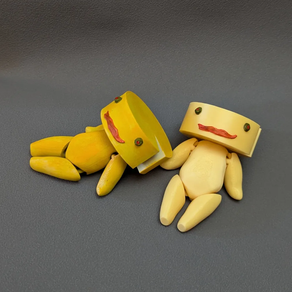 Articulated Stinky Cheese Man by Daann_ii MakerWorld: Download Free 3D ...