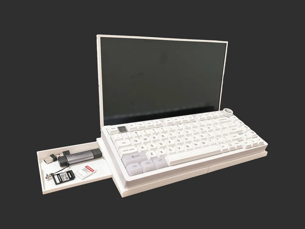 Keyboard Riser Storage Stand (portable screen stand optional)_A1 mini ...