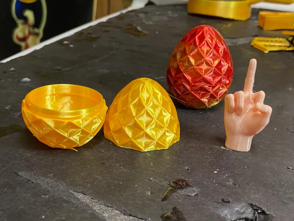 Special Easter Egg - middle finger - quite rude - Free 3D Print Model ...