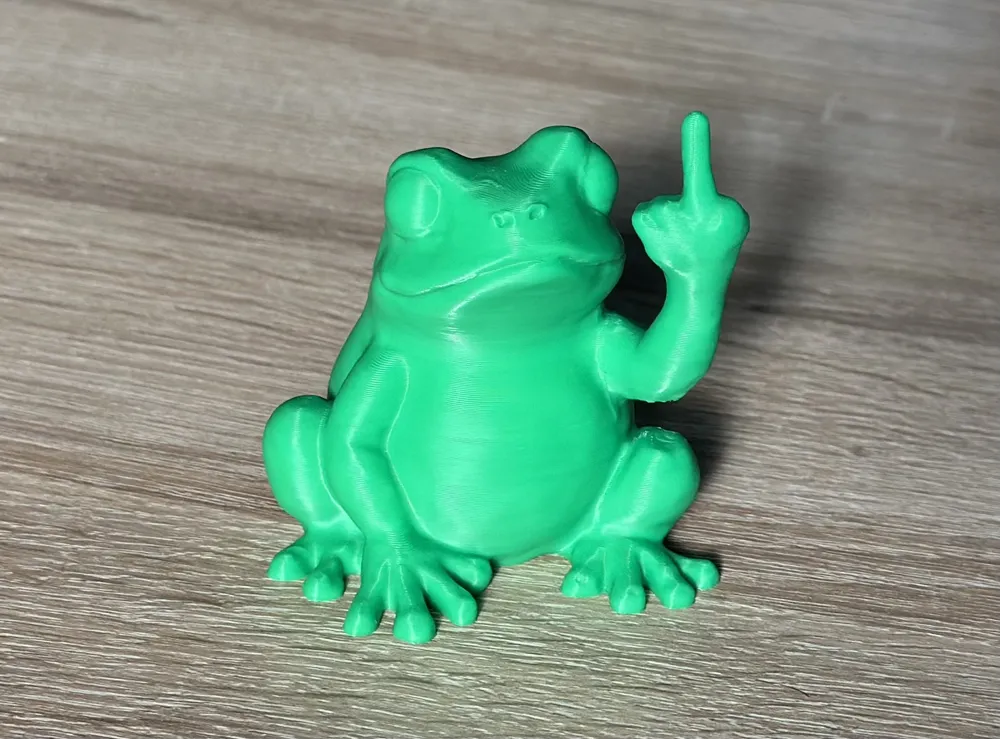 Funny frog and elephant with middle finger - Free 3D Print Model ...