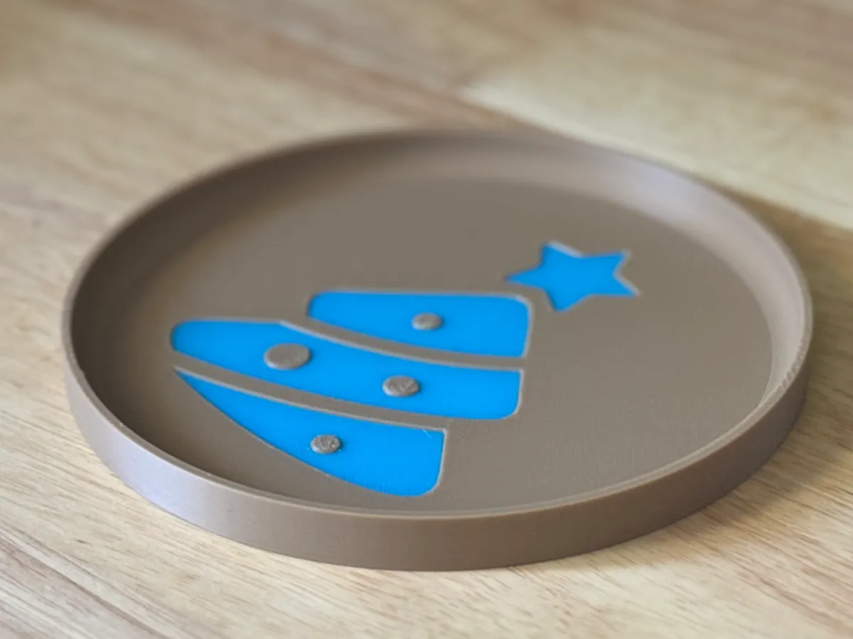 Christmas Tree Coaster/Tray by LJKDesign MakerWorld: Download Free 3D ...