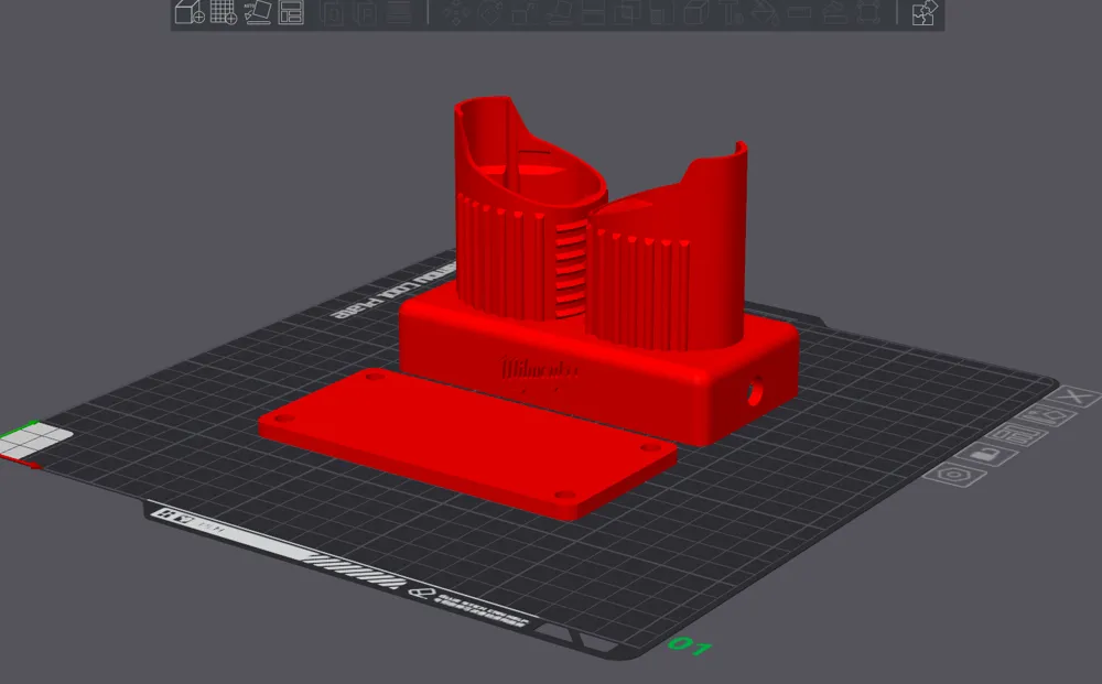 Milwaukee m12 24v / 12v Power Supply Adapter by M3D MakerWorld: Download Free 3D Models