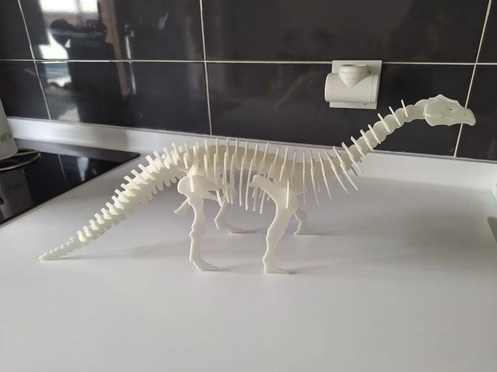 3D Diplodocus Puzzle - Free 3D Print Model - MakerWorld