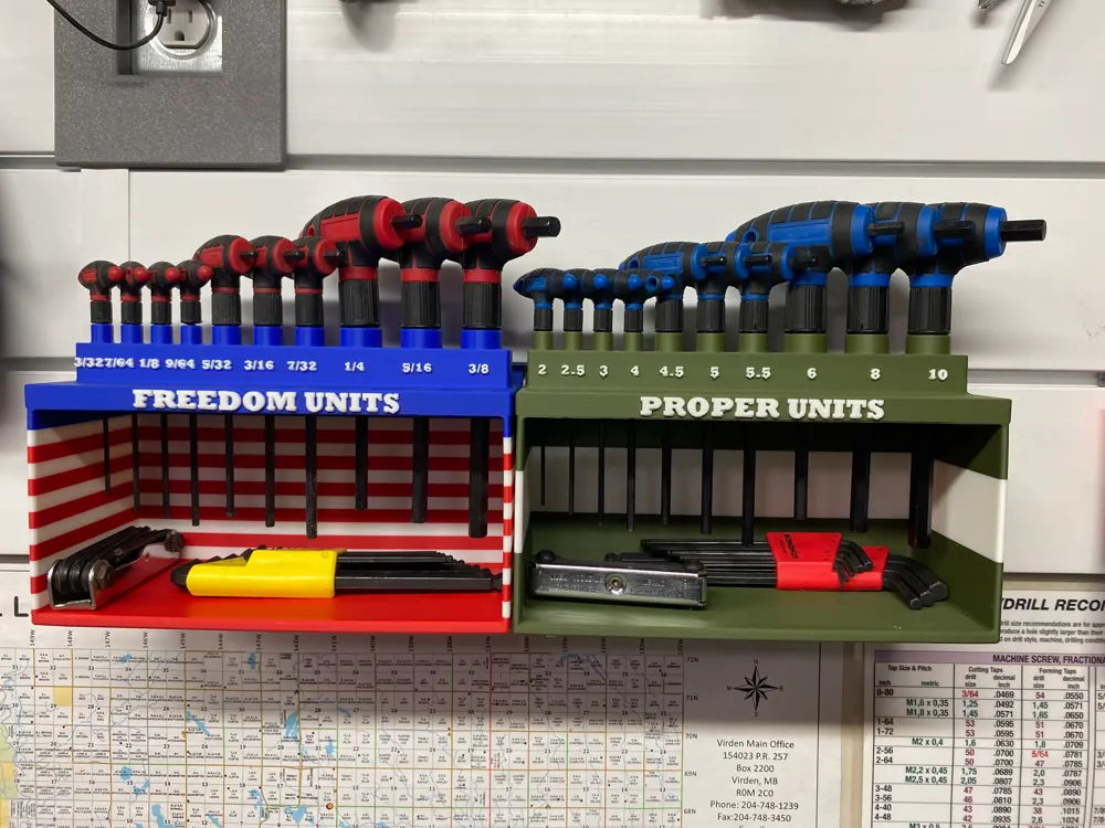 Imperial Allen Key holder for slatwall panels by B HedmanMakerWorld ...