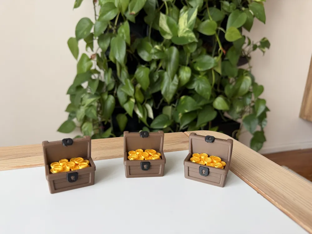 Treasure chest - Free 3D Print Model - MakerWorld
