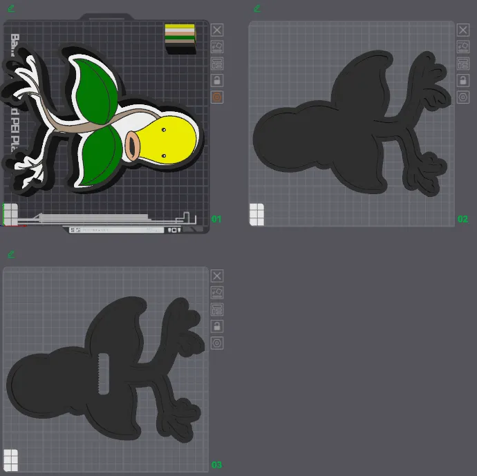 Pokemon - 0069 Bellsprout by BeeTee 3D - MakerWorld