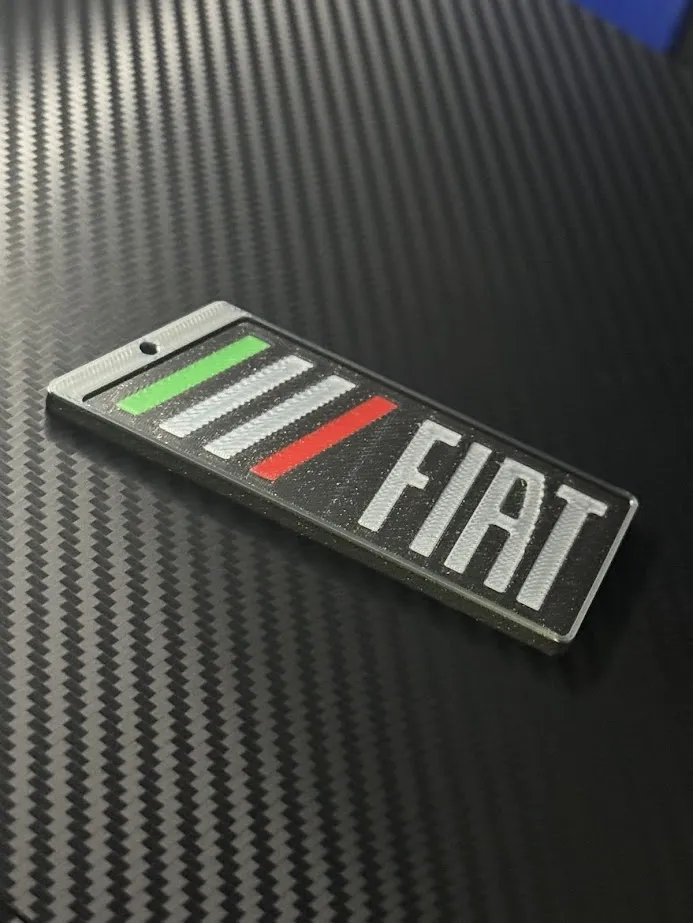 FIAT LOGO - Keychain - NOAMS, AMS(4), AMS(5) - Free 3D Print Model ...