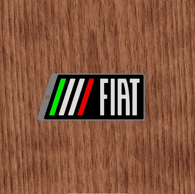 FIAT LOGO - Keychain - NOAMS, AMS(4), AMS(5) - Free 3D Print Model ...