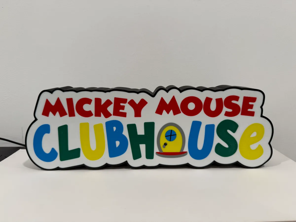 Mickey Mouse Clubhouse lightbox - Free 3D Print Model - MakerWorld